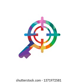 Key Target App Icon Stock Vector (Royalty Free) 1371972581 | Shutterstock