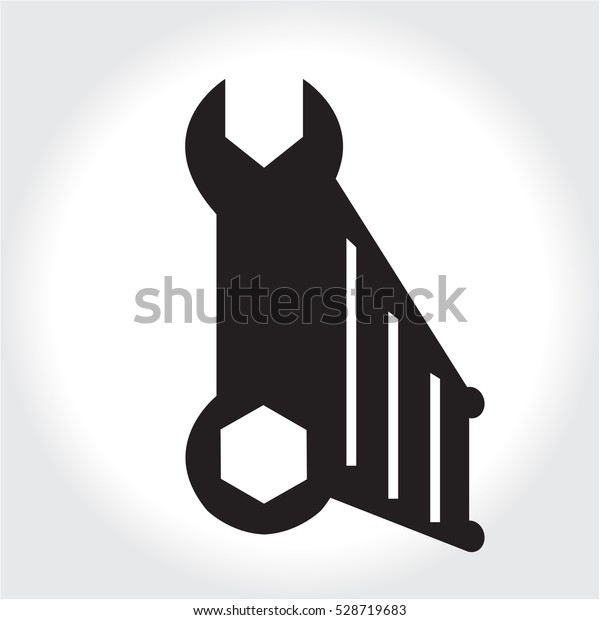 Key Tool Icon Black Silhouette Element Stock Vector (Royalty Free ...