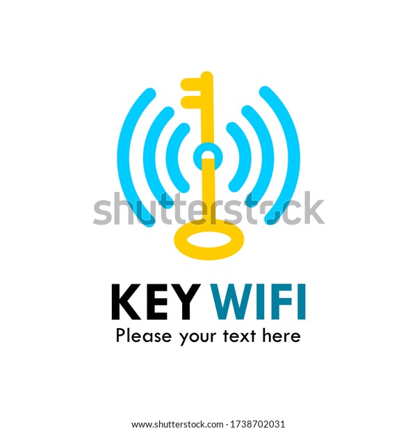 Key Wifi Logo Design Template Illsutration Stock Vector (Royalty Free ...