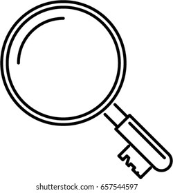 Key Word Word Outline Icon Stock Vector (Royalty Free) 657544597 ...