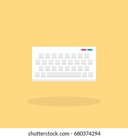 Keyboard Flat Icon Illustration Stock Vector (Royalty Free) 680374294 ...