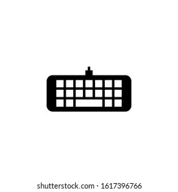 Keyboard Icon Black White Stock Vector (Royalty Free) 1617396766 ...