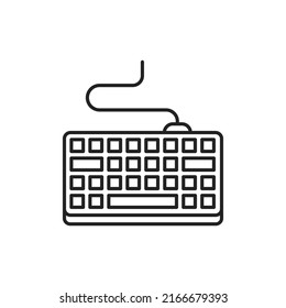 Keyboard Icon High Quality Black Vector Stock Vector (Royalty Free ...
