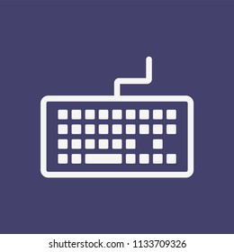 Keyboards Outline Icon Stock Vector (Royalty Free) 1133709326 ...