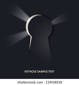 Keyhole Lights Vector Illustration Stock Vector (Royalty Free ...