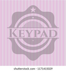 Keypad Badge Pink Background Stock Vector (Royalty Free) 1171415029 ...