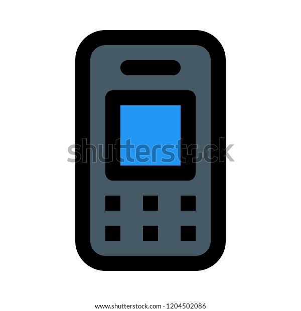 Keypad Cell Phone Stock Vector (Royalty Free) 1204502086 | Shutterstock