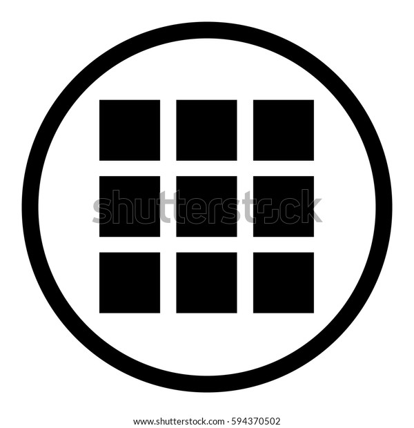 Keypad Icon Circle On White Background Stock Vector (Royalty Free ...