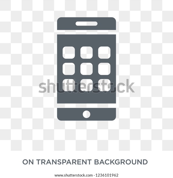 Keypad Phone Icon Trendy Flat Vector Stock Vector (Royalty Free ...