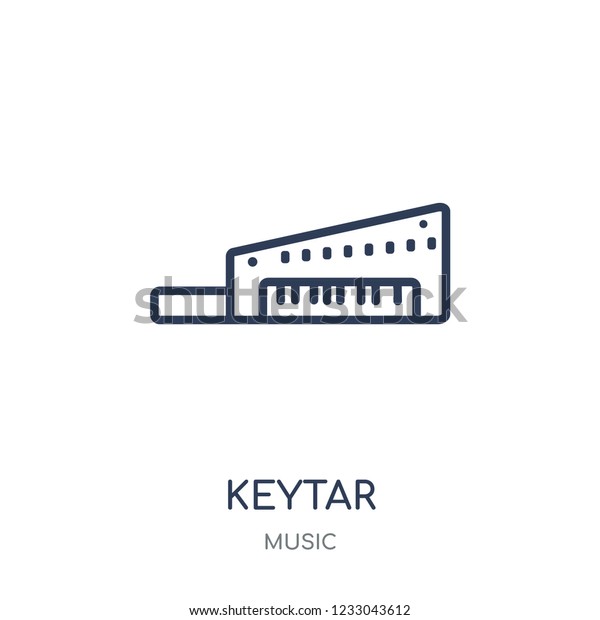 Keytar Icon Keytar Linear Symbol Design Stock Vector (Royalty Free ...