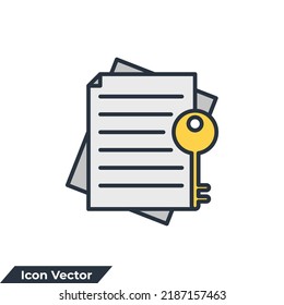 Keyword Icon Logo Vector Illustration Key Stock Vector (Royalty Free ...