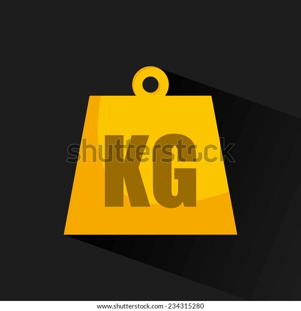 Kg Design Vector Illustration Stock Vector (Royalty Free) 234315280 ...