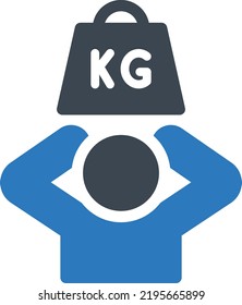 Kg Vector Illustration On Transparent Backgroundpremium Stock Vector ...