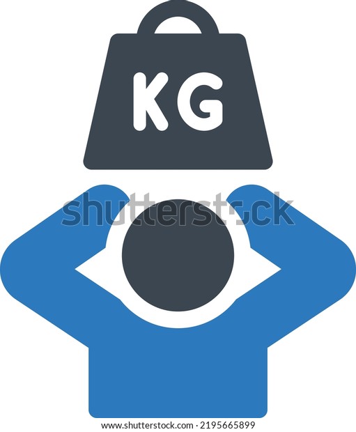 Kg Vector Illustration On Transparent Backgroundpremium Stock Vector ...