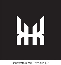 Kh Hk Letter Log Vector Image Stock Vector (Royalty Free) 2198594437 ...