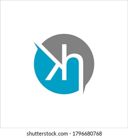 Kh Logo Design Vector Sign Stock Vector (Royalty Free) 1796680768 ...