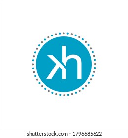 Kh Logo Design Vector Sign Stock Vector (Royalty Free) 1796685622 ...
