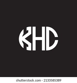 Khc Letter Logo Design On Black Stock Vector (Royalty Free) 2133585389 ...