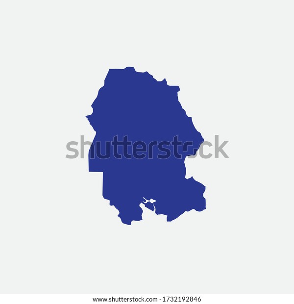 Khuzestan Province Iran Map Vector Illustration Stock Vector (Royalty ...