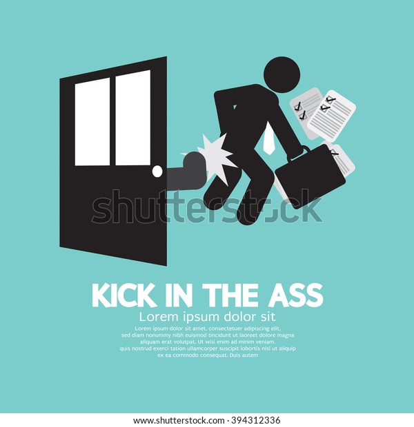 Kick Ass Symbol Vector Illustration Stock Vector (Royalty Free ...