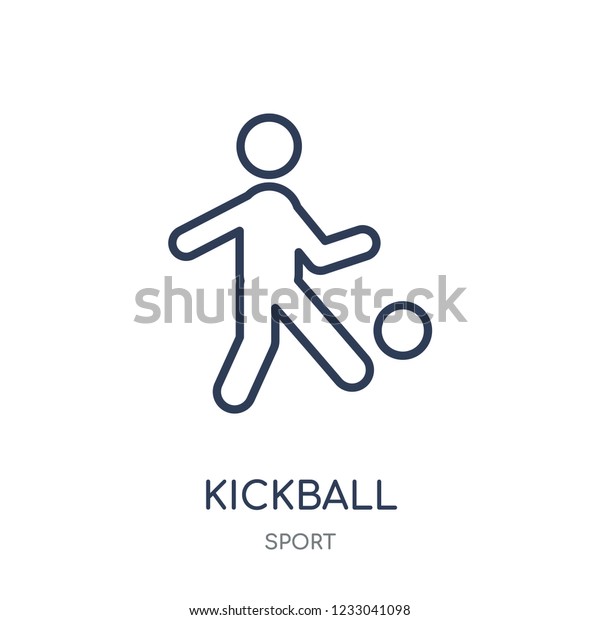 Kickball Icon Kickball Linear Symbol Design Stock Vector (Royalty Free ...