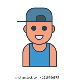 Kid Boy Avatar Stock Vector (Royalty Free) 1318766975 | Shutterstock