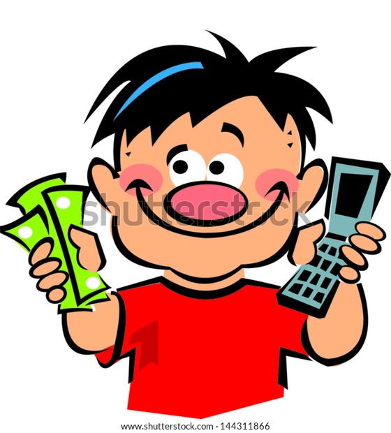 Kid Cash Stock Vector (Royalty Free) 144311866 | Shutterstock