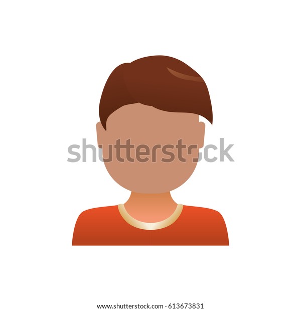 Kid Child Boy Avatar Faceless Stock Vector (Royalty Free) 613673831 ...
