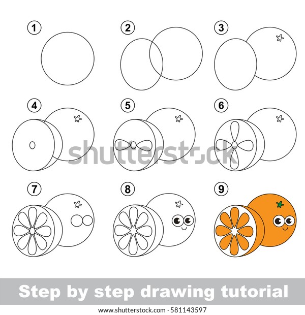 Kid Game Develop Drawing Skill Easy Stock Vector (Royalty Free ...