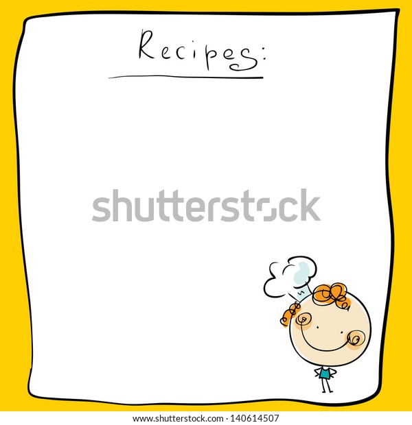 Kid Recipe Cartoon Chef Boy Hand Stock Vector (Royalty Free) 140614507 ...