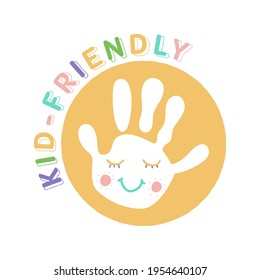 Kidfriendly Vector Sign Doodle Hand Face Stock Vector (Royalty Free ...