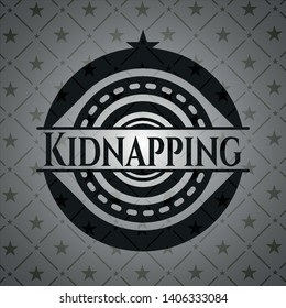 Kidnapping Black Emblem Vintage Vector Illustration Stock Vector ...