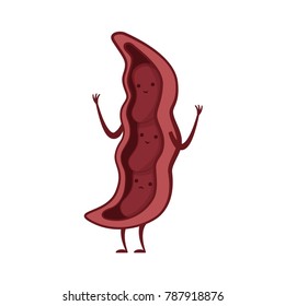 Kidney Beans Character Illustration Stock Vector (Royalty Free ...