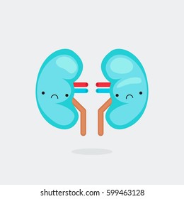 Kidney Characters Vector Illustration Stock Vector (Royalty Free ...