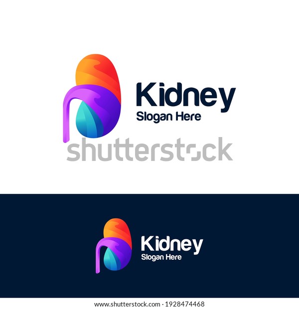 Kidney Logo Design Vector Illustration: เวกเตอร์สต็อก (ปลอดค่าลิขสิทธิ์ ...