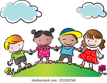 Kids Stock Vector (Royalty Free) 251335768 | Shutterstock