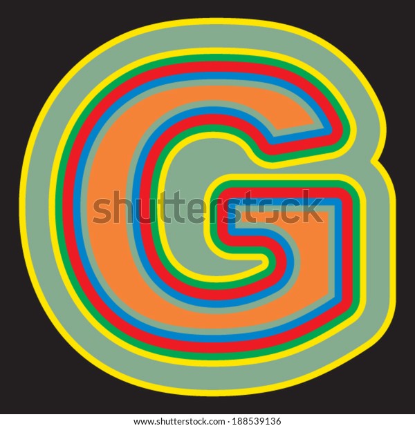 Kids Abc Letter G Stock Vector (Royalty Free) 188539136 | Shutterstock
