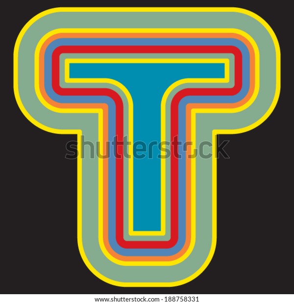 Kids Abc Letter T Stock Vector (Royalty Free) 188758331 | Shutterstock