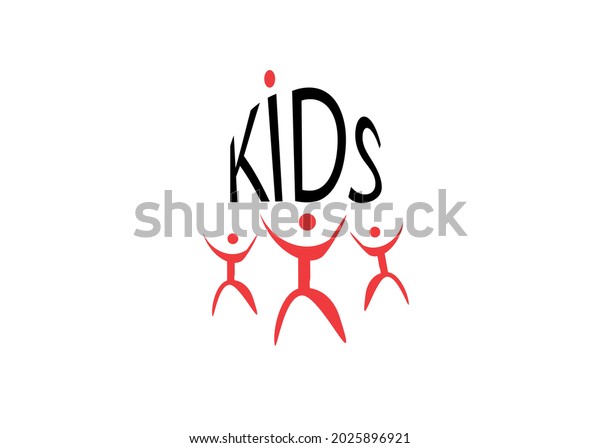 Kids Abstract Logo Vector Graphics Stock Vector (Royalty Free ...