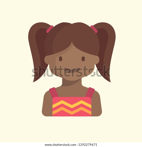 Kids Avatar Icon Vector Graphic Download Stock Vector (Royalty Free ...