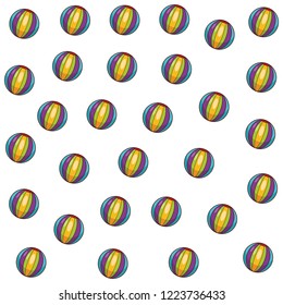 Kids Ball Background Stock Vector (Royalty Free) 1223736433