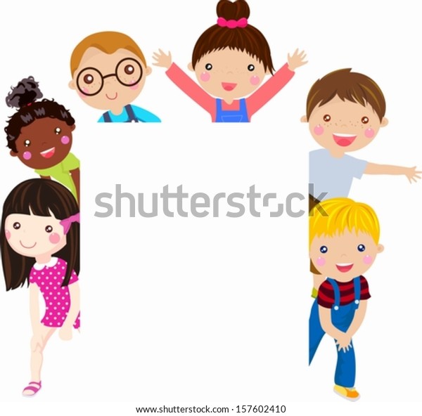Kids Banner Stock Vector (Royalty Free) 157602410
