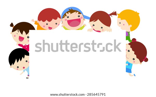 Kids Banner Stock Vector (Royalty Free) 285645791