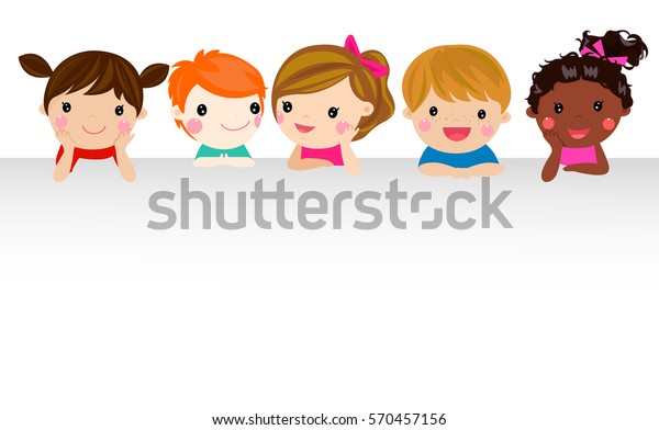 Kids Banner Stock Vector (Royalty Free) 570457156