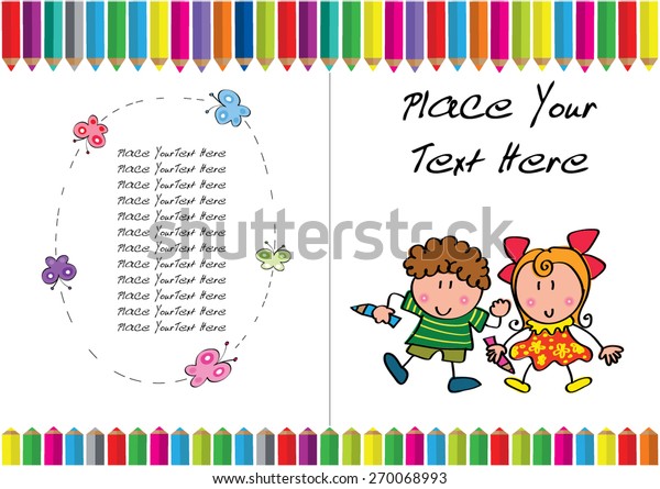 Kids Book Cover Design Stock Vector (Royalty Free) 270068993 | Shutterstock