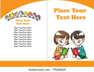 Kids Book Cover Design Vector Stock Vector (Royalty Free) 778185538 ...