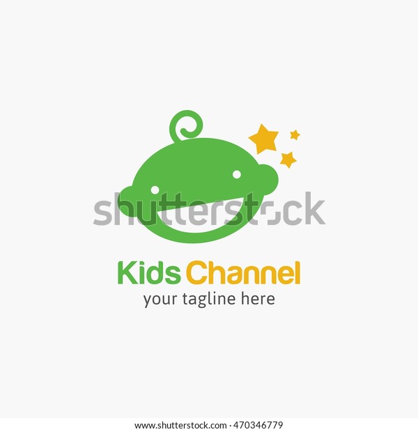 Kids Channel Logo Stock Vector (Royalty Free) 470346779 | Shutterstock