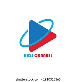 Kids Channel Logo Vector Template Design Stock Vector (Royalty Free ...