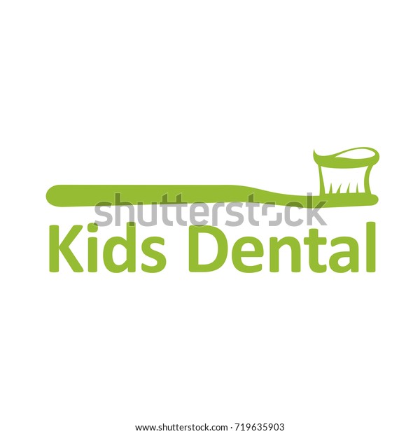 Kids Dental Logo Stock Vector (Royalty Free) 719635903