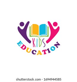 Kids Education Logo Design Vector Template Stock Vector (Royalty Free ...